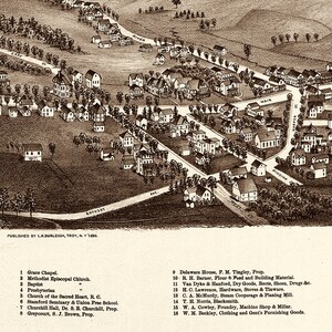 Stamford, New York, NY 1890. Fully Restored! No Black Link in the ...