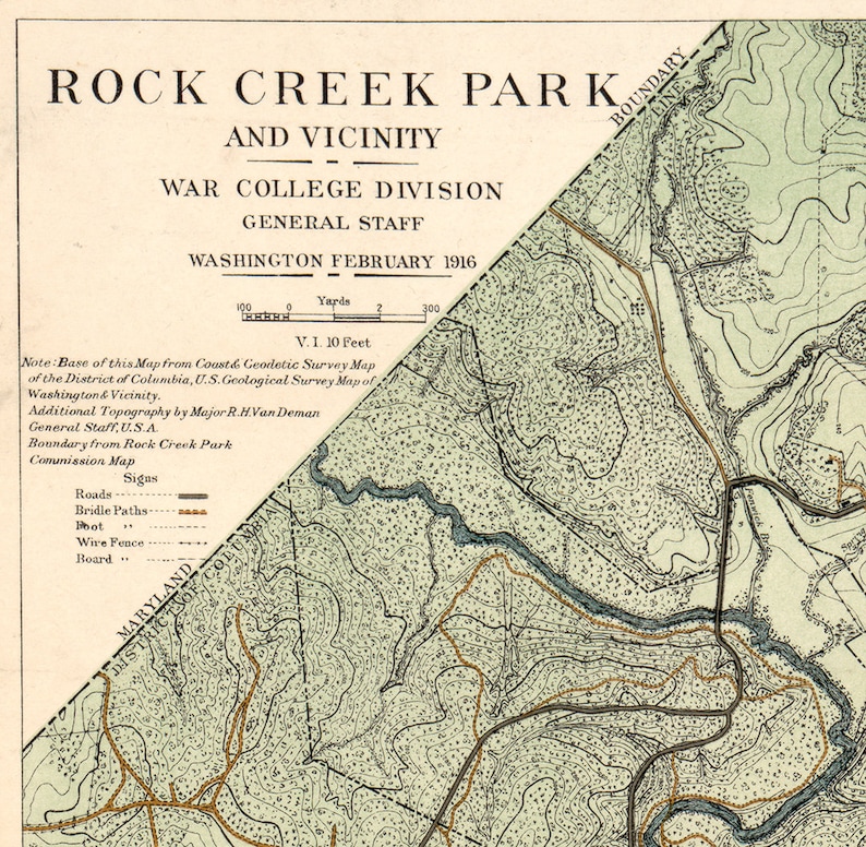 Rock Creek Park Dc Map - Map