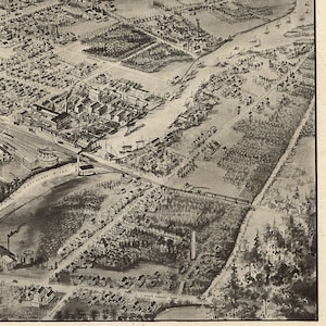 Map of Patchogue, Suffolk County, Long Island, New York NY 1906 ...