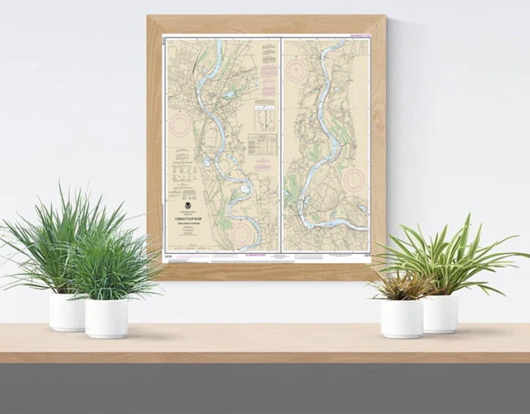 Nautical Charts of Connecticut River, Booking Rock to Hartford. 12378 ...