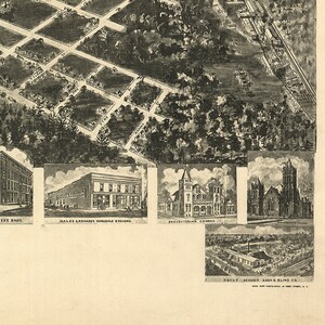 Map of Rocky Mount, Edgecombe and Nash Co. North Carolina N.C. 1907 ...