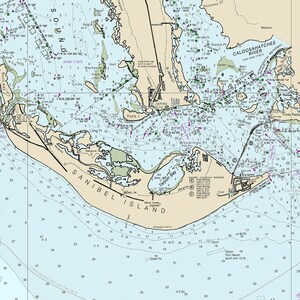 NOAA Nautical Charts Estero Bay to Lemon Bay, Charlotte Harbor, Florida ...