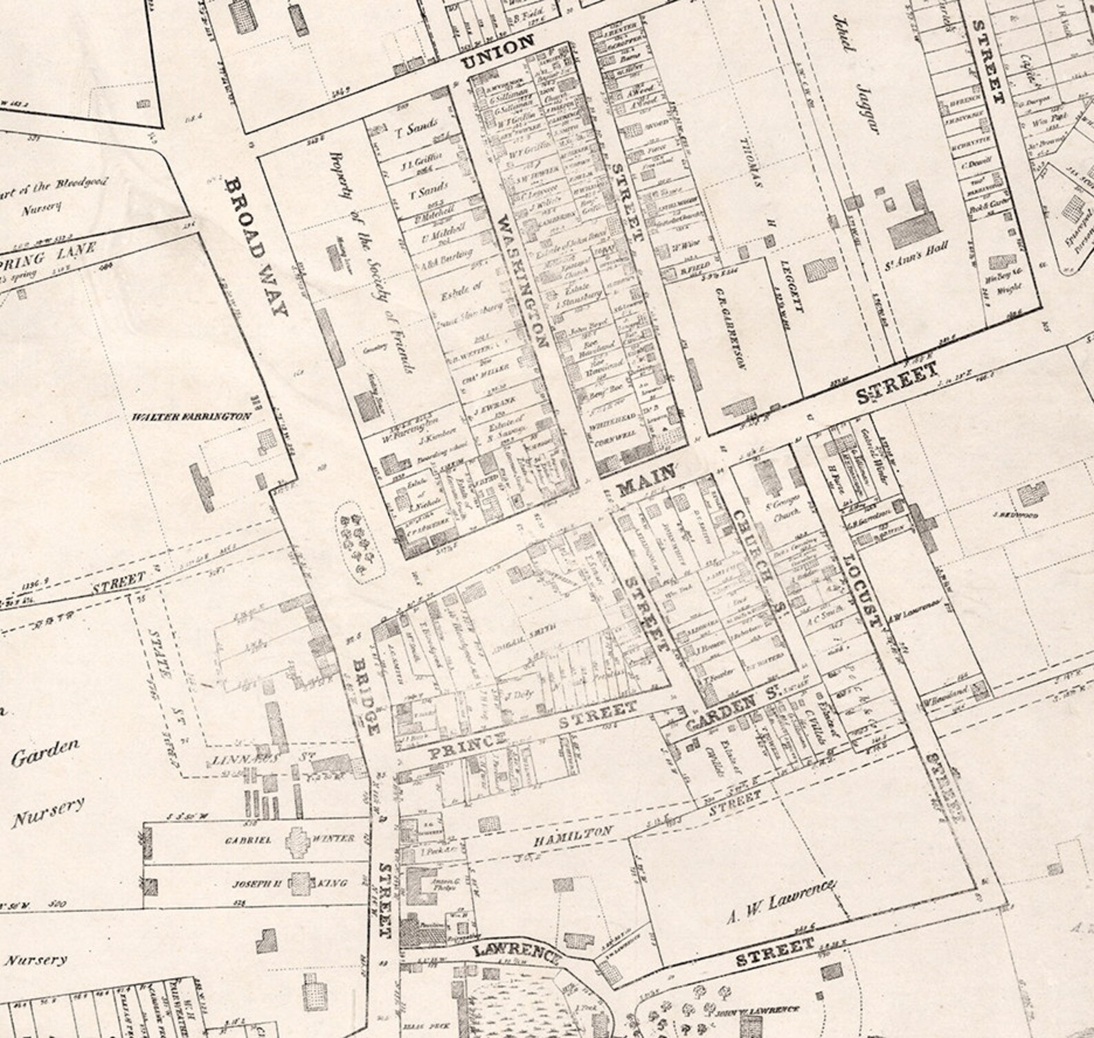 Map of Flushing Queens Borough Long Island New York NY | Etsy