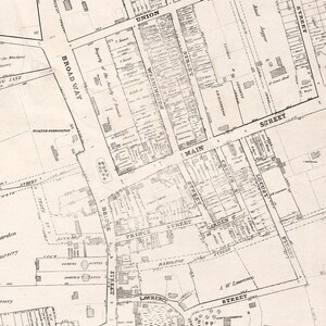Map of Flushing, Queens Borough, Long Island, New York, NY Restoration ...