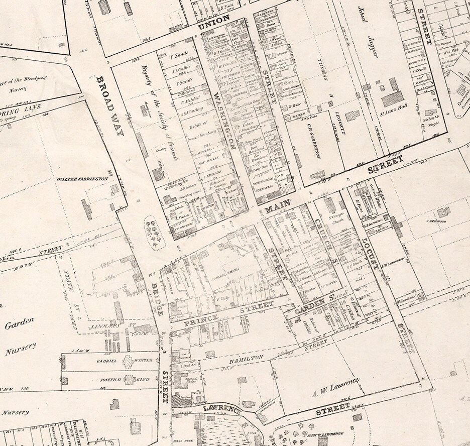 Map of Flushing Queens Borough Long Island New York NY | Etsy