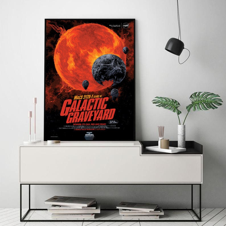 Galactic Graveyard. 2020 NASA Galaxy of Horrors Reproduction - Etsy