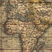 First Modern Atlas Created by Abraham Ortelius in 1570. Vintage ...