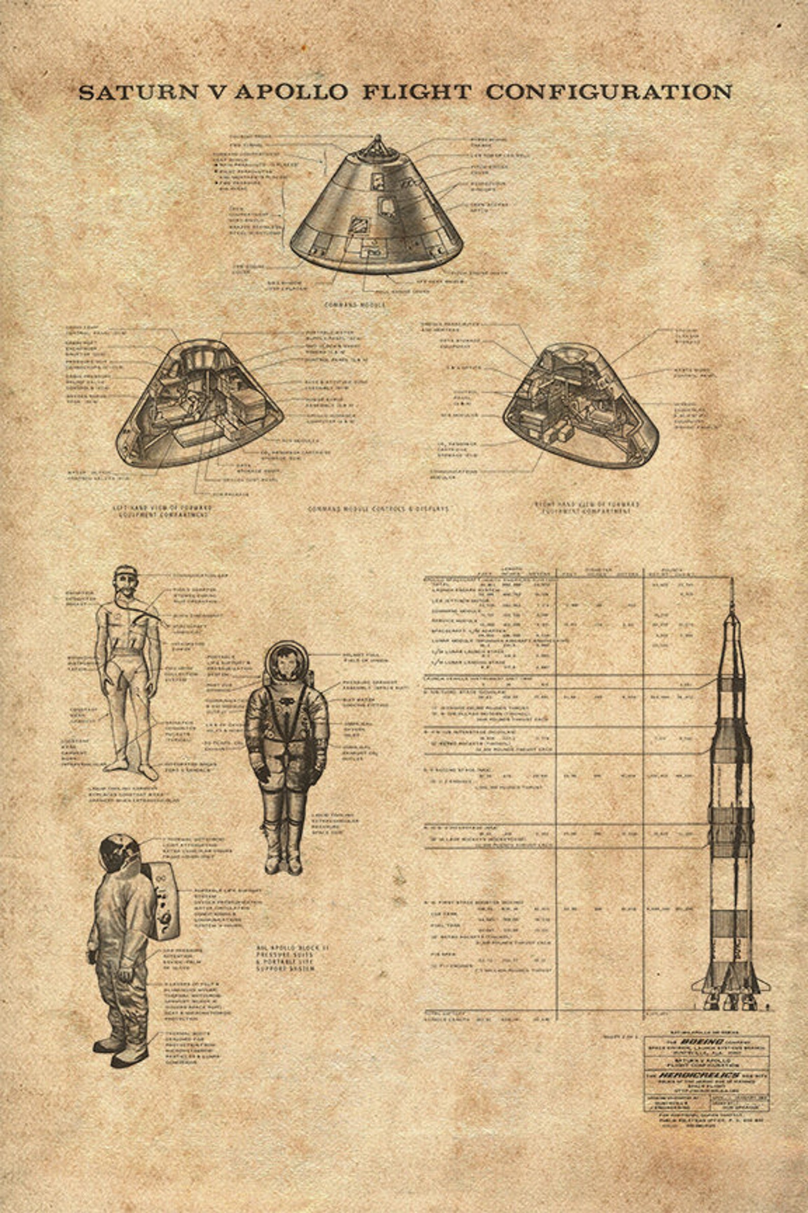 Blueprint Nasa Apollo 11 Lunar Module Blueprint Digital Print - Etsy
