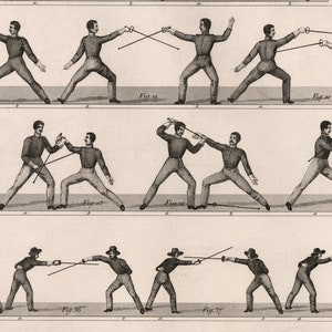 Illustration of Military Fencing Chart. Home Deco Style Old Wall ...