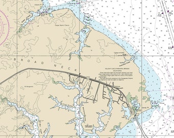 Nautical Chart NOAA Chart 12264 - Chesapeake Bay Patuxent River ...
