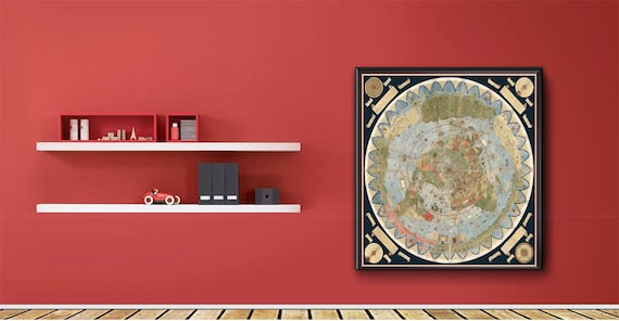 Flache Globuskarte Der Welt