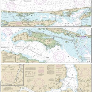 Nautical Charts of Cape Henry to Pamlico Sound, Including Albemarle ...