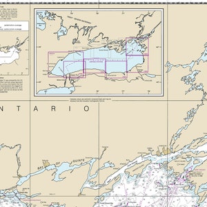 Nautical Charts of Lake Ontario. Lake Erie. Great Lakes. Lake Simcoe ...