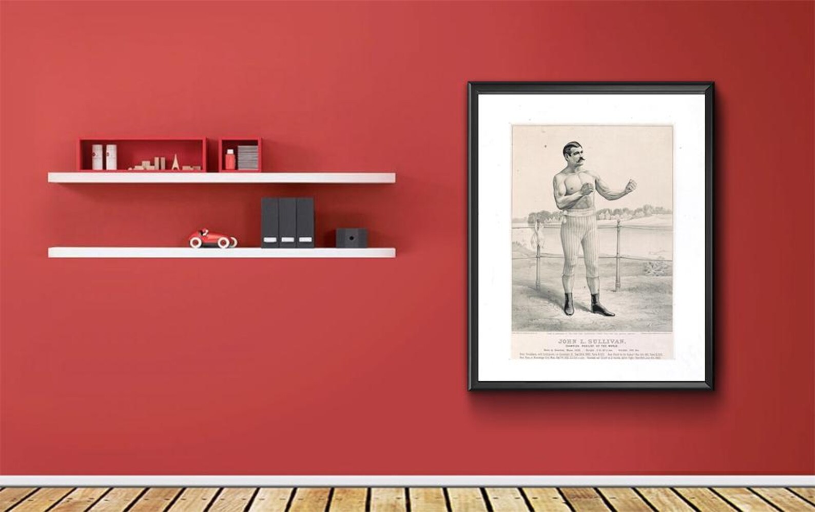 John L. Sullivan, Boston Strong Boy, Champion Pugilist of the World ...