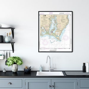 Nautical Charts of Point Judith Harbor 13219 Rhode Island Narragansett ...