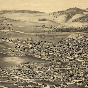 Map of Hoosick Falls, Rensselaer Co. New York, N.Y. 1889 Map ...