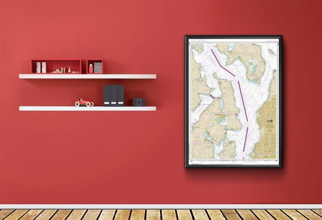 Noaa Nautical Charts Of Puget Sound Oak Bay To Shilshole Bay 18473 Whidbey Island Possession