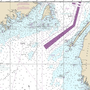 NOAA Nautical Charts of Bay of Fundy to Cape Cod. East Coast. 13260 ...