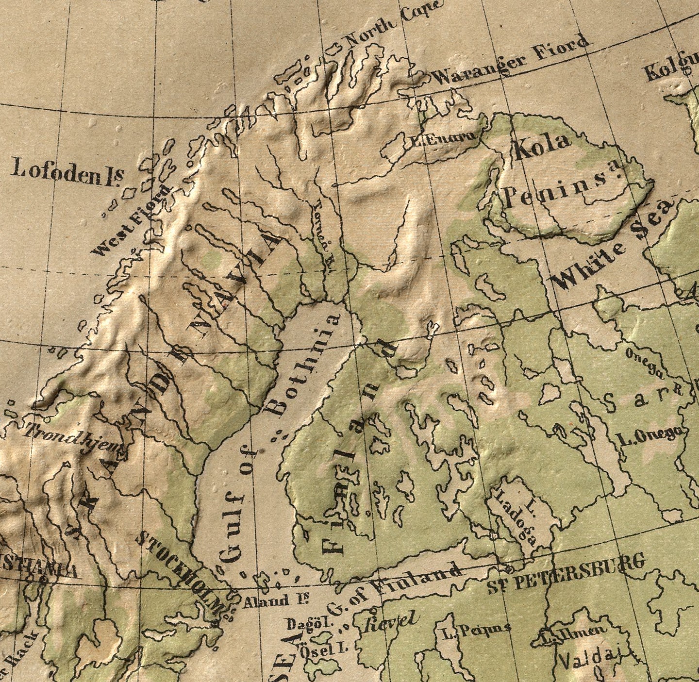 Map of Europe 1880. Vintage Home Deco Style Old Wall | Etsy