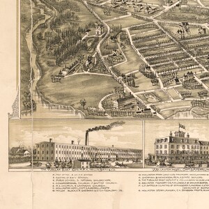 Map of Wollaston, Massachusetts (MA.), 1890. Restoration Hardware Home ...