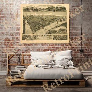 Map of Point Marion, Fayette Co., Pennsylvania, PA 1902. Restoration ...