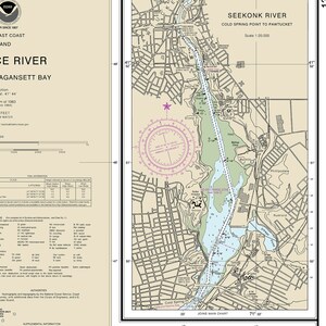 Nautical Charts of Providence River and Head of Narragansett Bay 13224 ...
