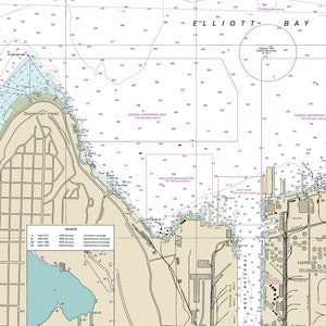 Nautical Charts of Seattle Harbor. 18450 Elliott Bay and Duwamish ...