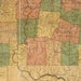 Map of Tennessee, 1832. Vintage Restoration Hardware Home Deco Style ...