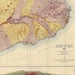 Map of Maui Geologic and Topographic Map Hawaiian Islands - Etsy