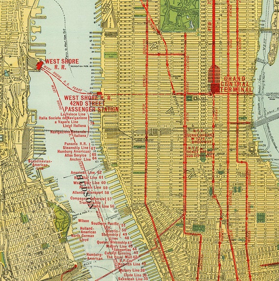 Grand Central Station Train Map