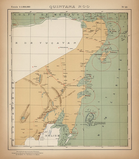 Mapa Quintana Roo Mexico Travel Map Of Quintana Roo, Mexico