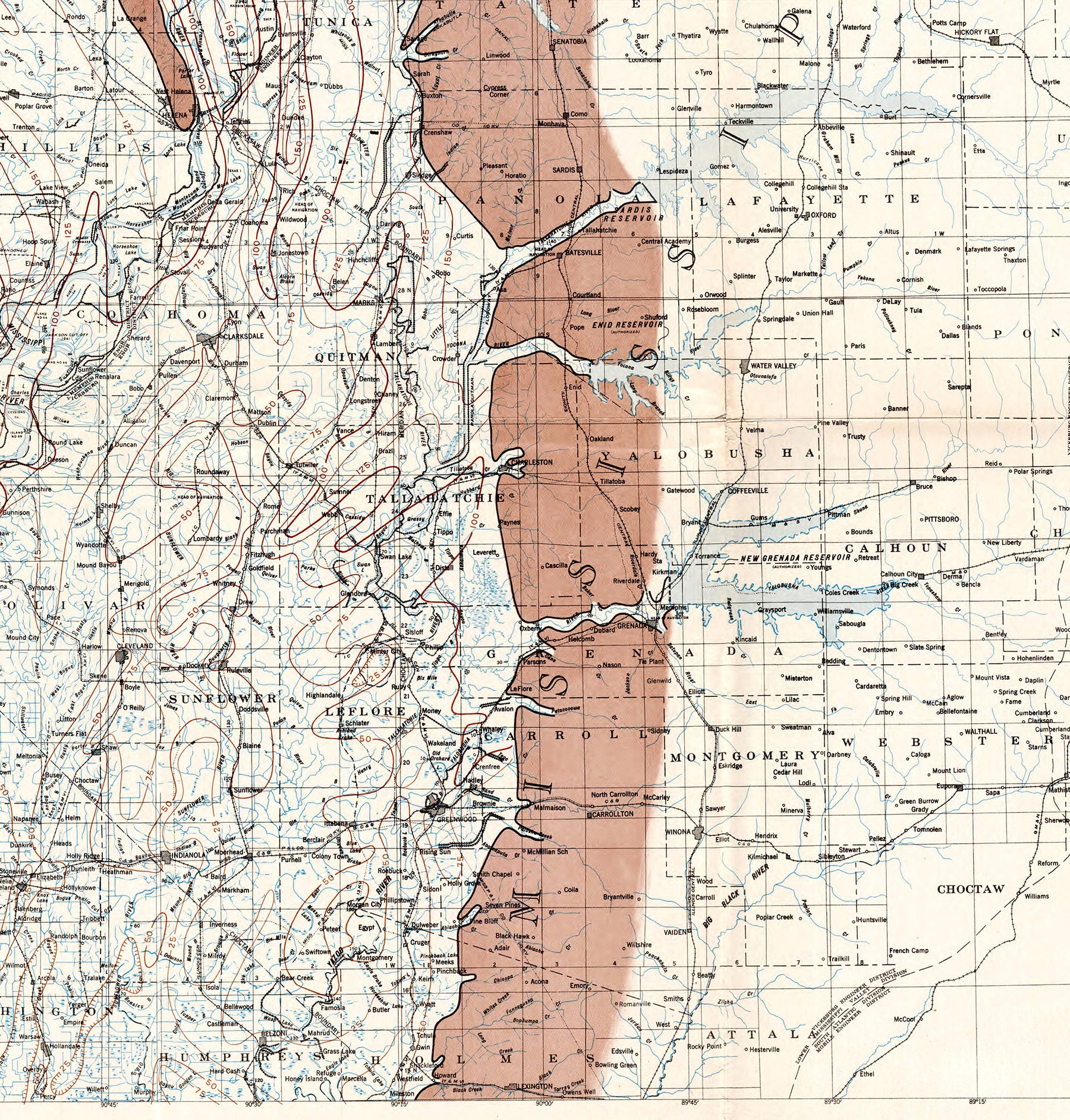 Plate 12, Sheet 1 of Fisk's Alluvial Valley Mississippi River Map ...