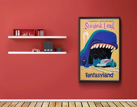 Storybook Land Attraction Fantasyland Poster Disneyland - Etsy
