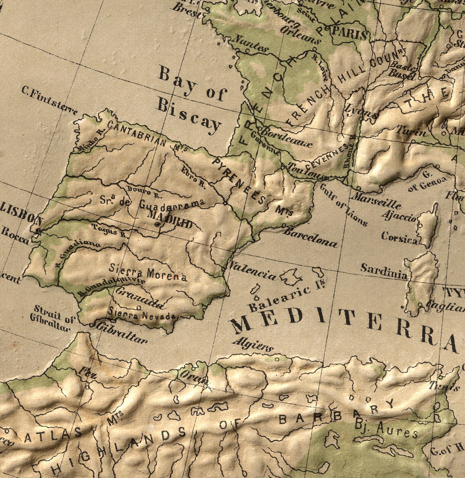 Map of Europe 1880. Vintage Home Deco Style Old Wall | Etsy