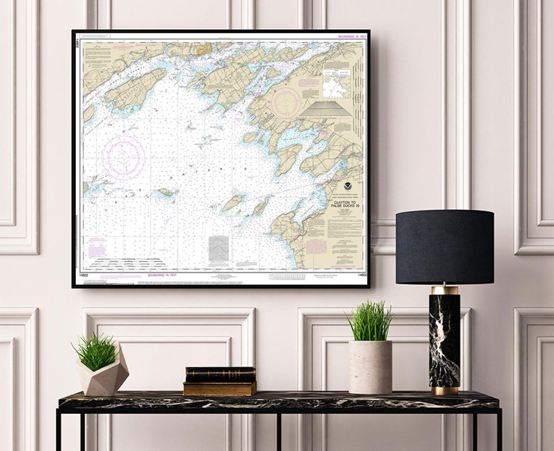 Clayton to False Ducks Island Map – St. Lawrence River & Lake Ontario ...