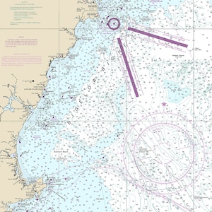 NOAA Nautical Charts of Bay of Fundy to Cape Cod. East Coast. 13260 ...