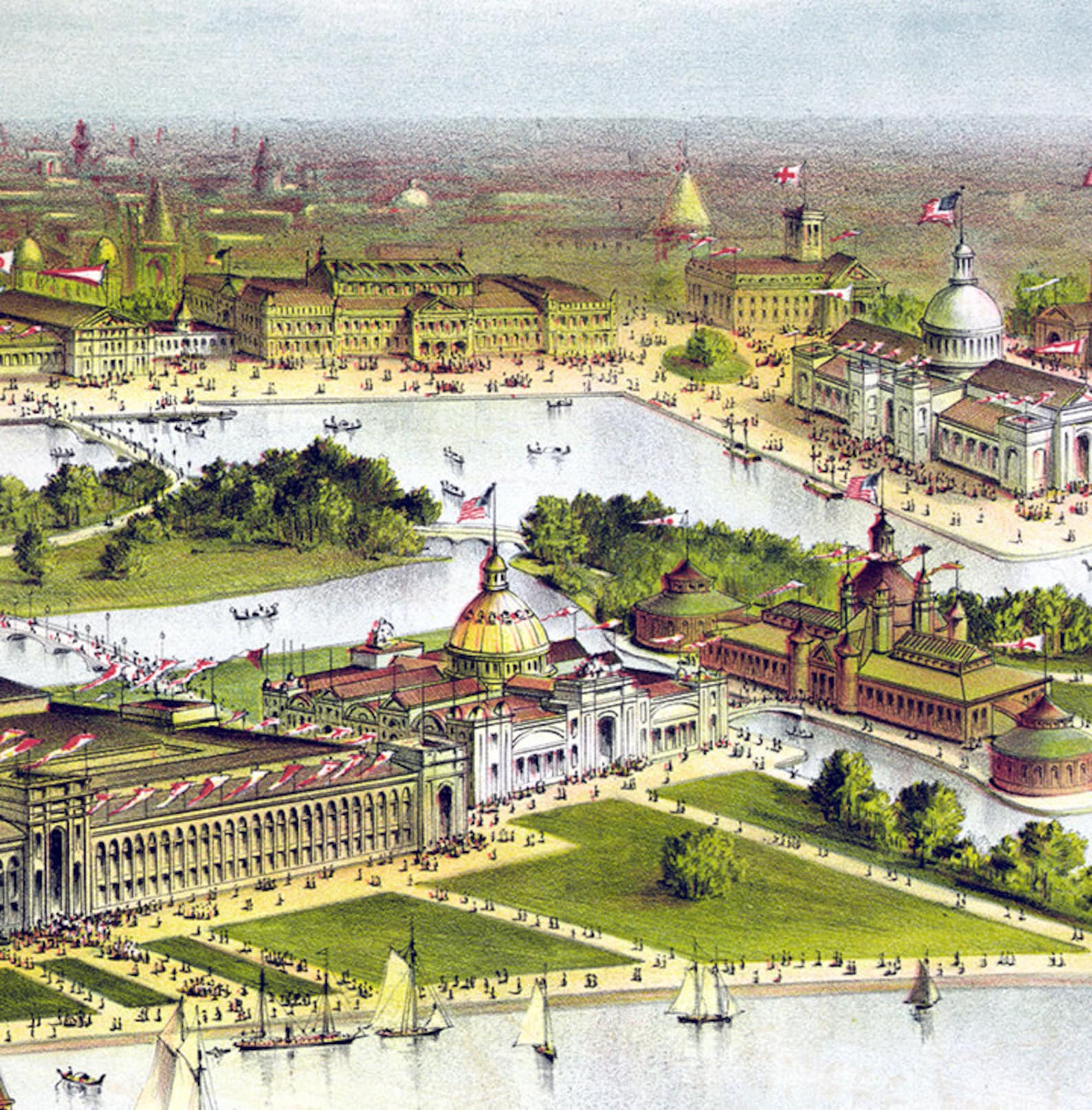 Great Columbian Exposition at Chicago Illinois 1892-3 in | Etsy