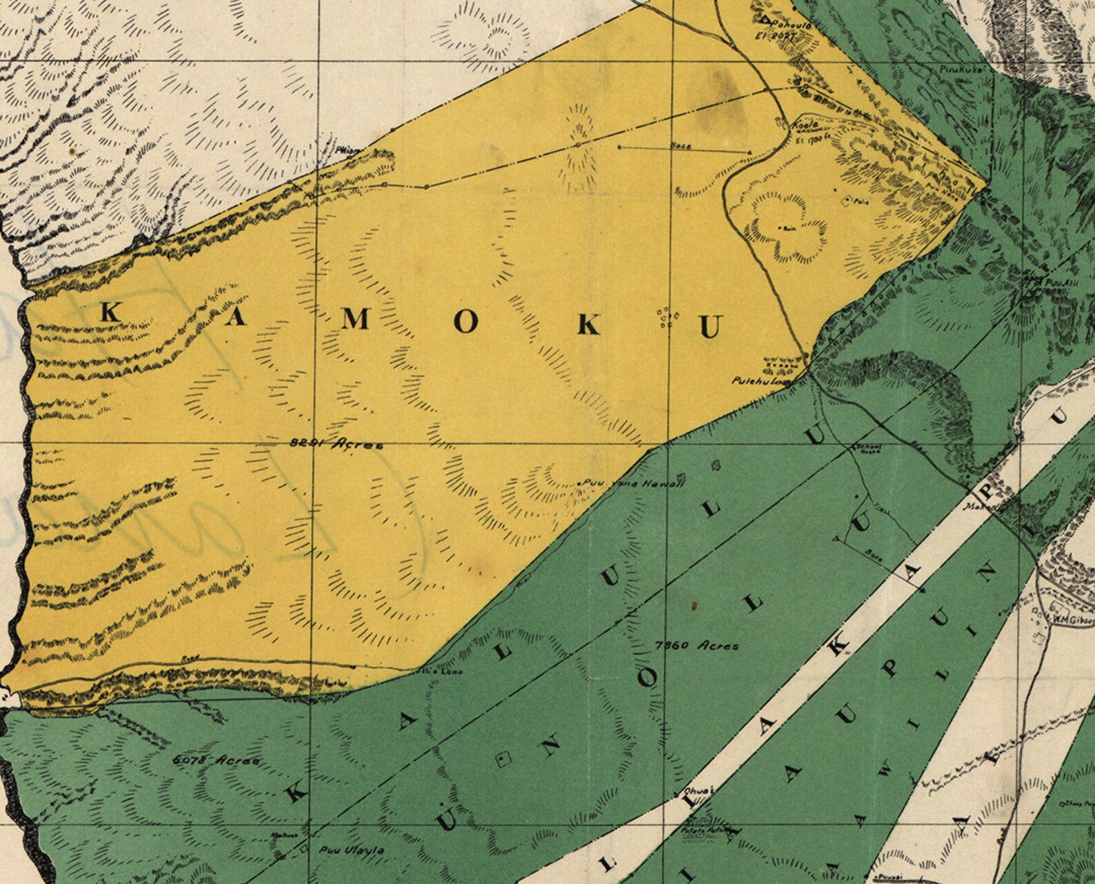 Map of Lanai, Hawaiian Islands, 1906. Restoration Hardware Home Deco ...
