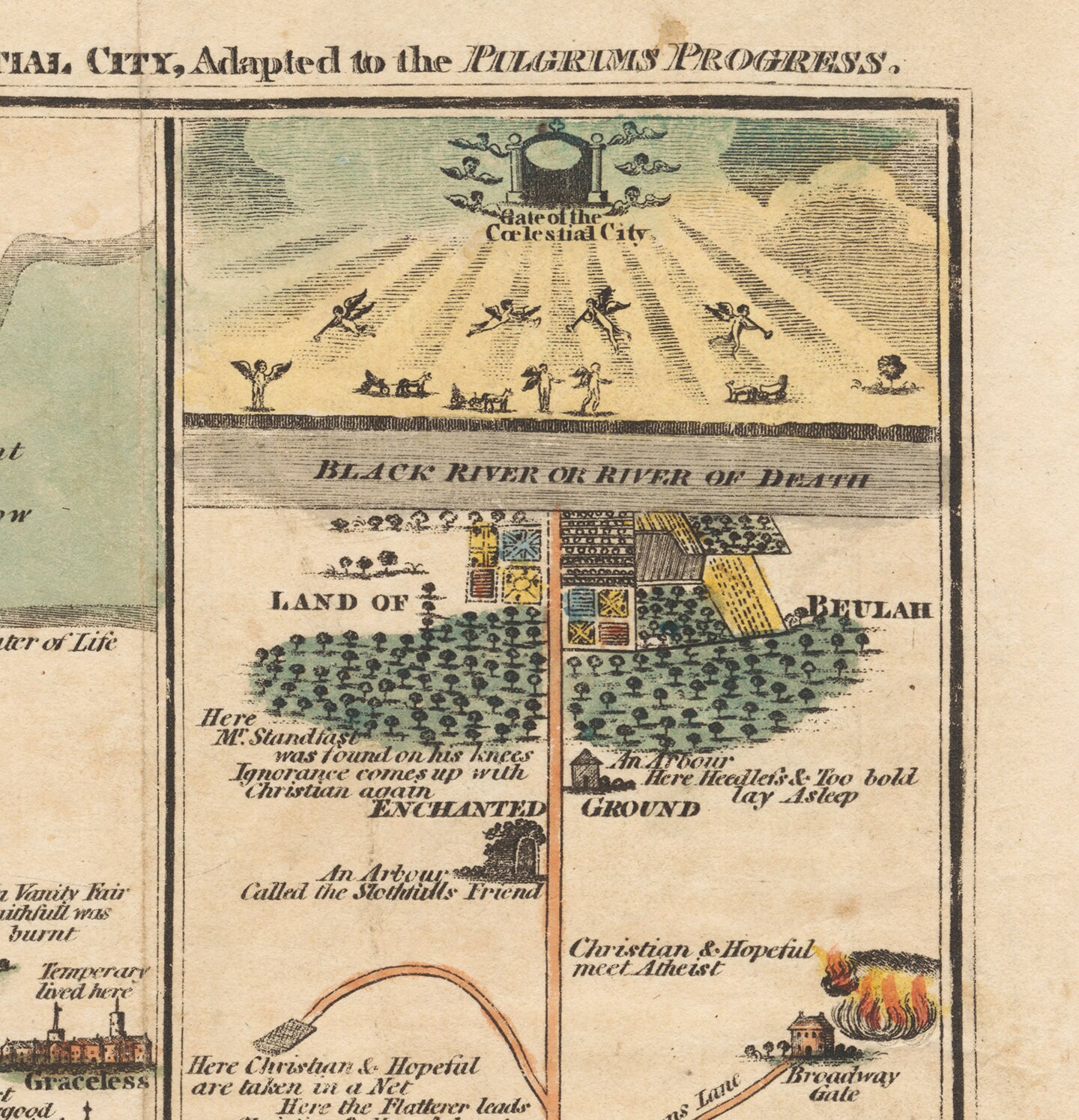 Illustration the Road From the City of Destruction to the Celestial ...