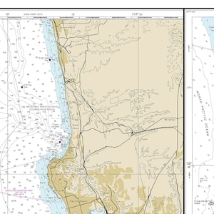 Nautical Charts of Approaches to San Diego Bay; Mission Bay. 18765 ...