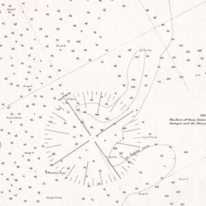 Map of New Inlet to Absecon Inlet Nautical Charts, New Jersey NJ., 1976 ...