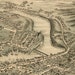Map of St. Stephen, New Brunswick and Calais, Maine 1889. Restoration ...