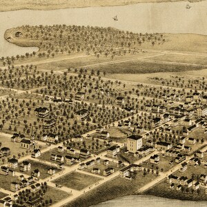 Map of College Point, Queens Borough, Long Island, New York, NY ...