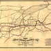 Map of the Great Central Railway Line of the West and Connecting Lines ...