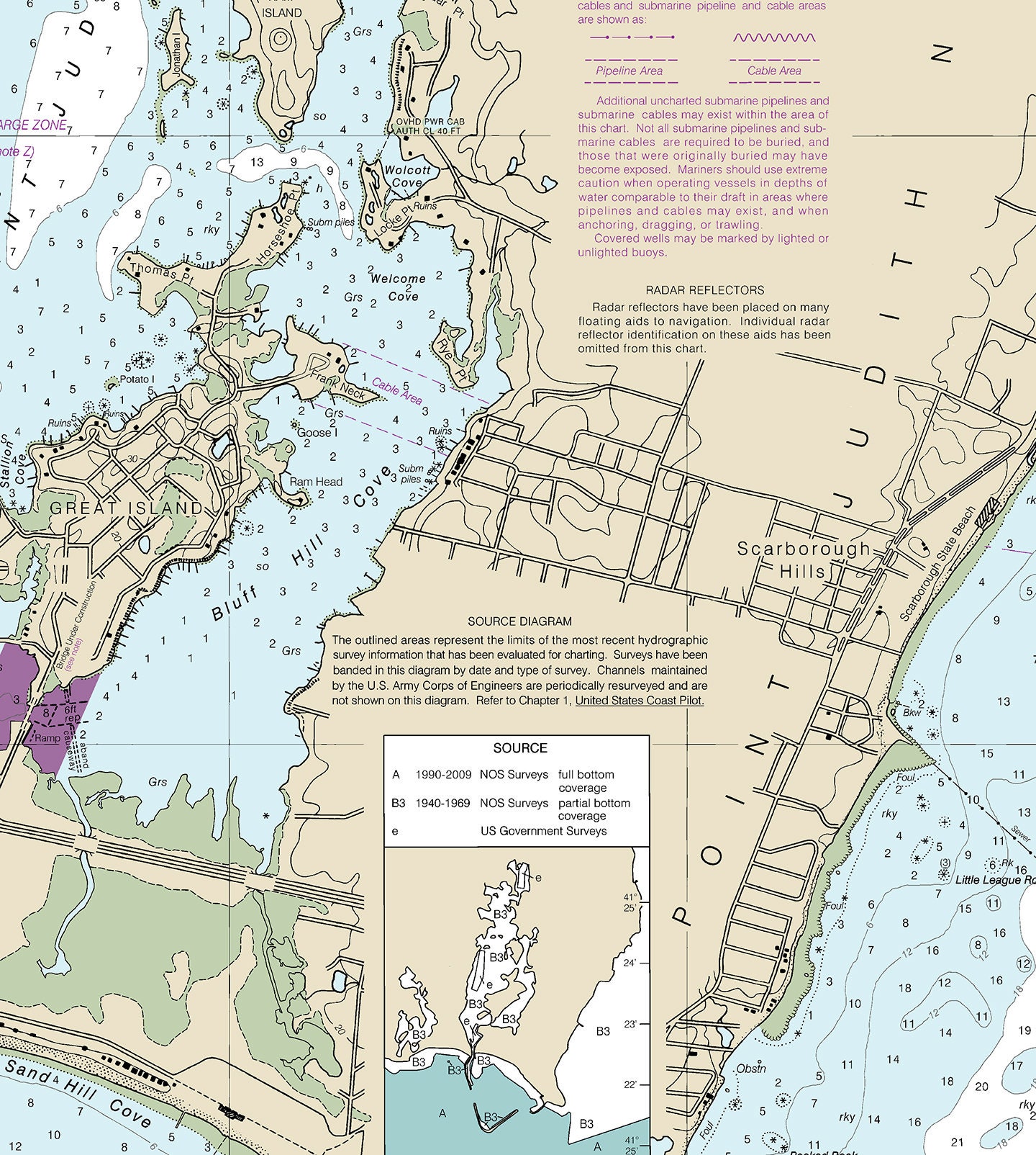Nautical Charts of Point Judith Harbor 13219 Rhode Island - Etsy