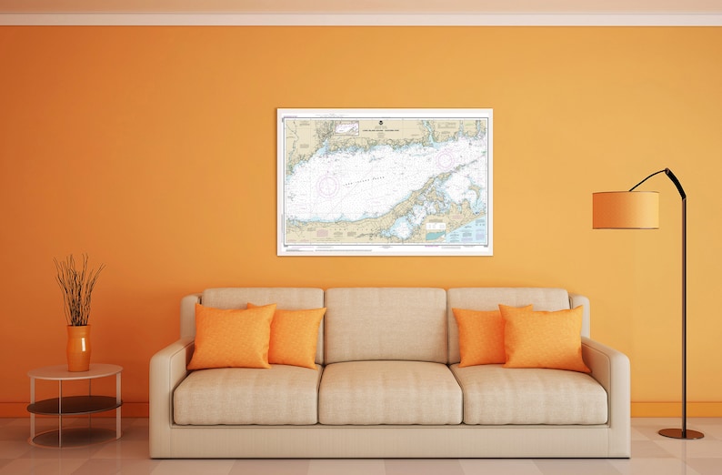 Nautical Charts of Long Island Sound Eastern Part 12354. New | Etsy