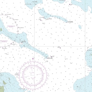 Nautical Chart of Pamlico Sound Western, North Carolina. NOAA Bay ...