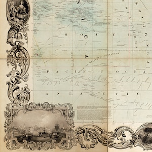 World Map of 1775 by Tobiae Conradi Lotter. Vintage Restoration ...