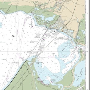 NOAA Nautical Charts of Lakes Pontchartrain and Maurepas 11369 ...
