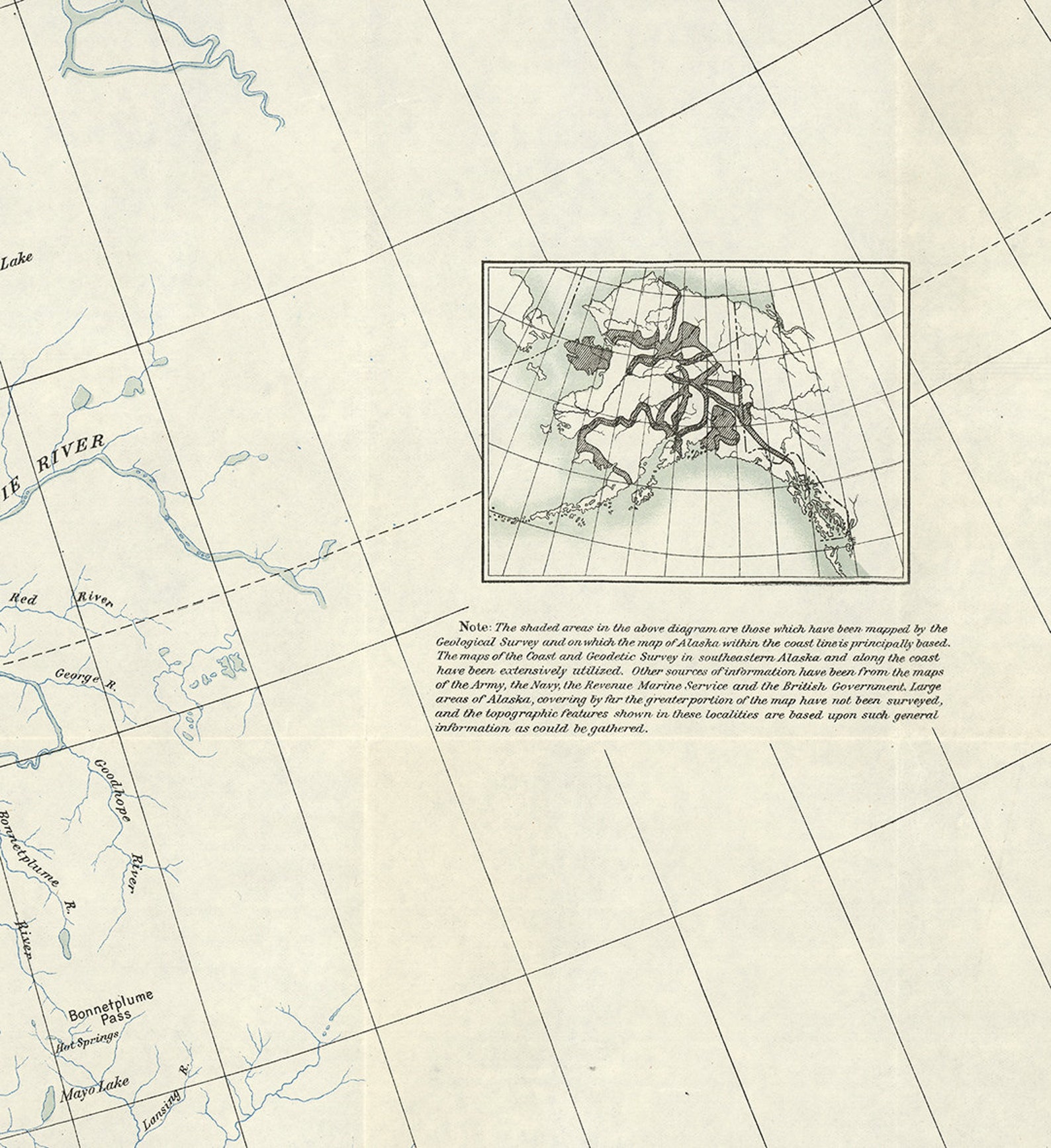 Map of Akaska 1904 U.S. Geological Survey. Vintage Restoration | Etsy